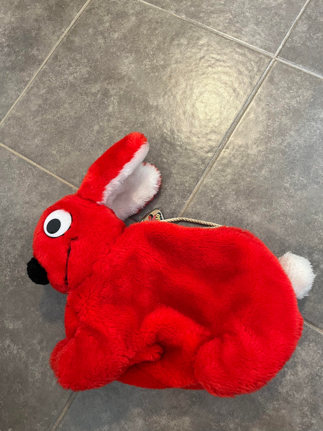 1984 Lego Duplo Red Plush Bunny Rabbit Carrier Bag With - Etsy