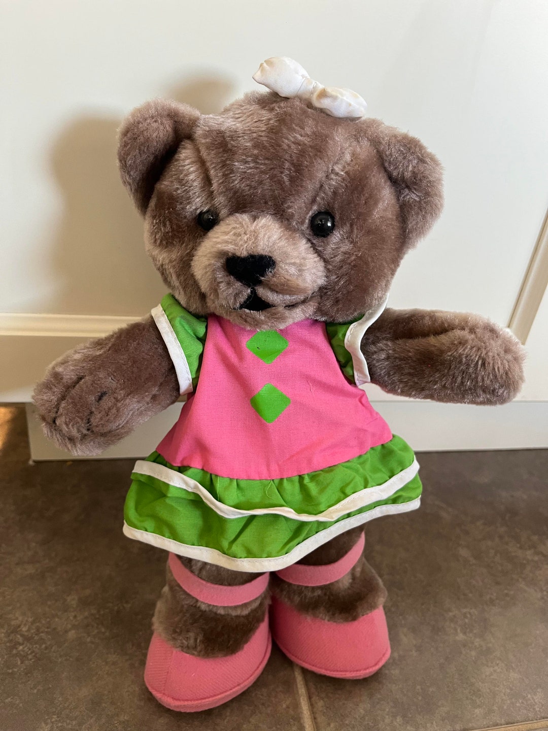 1995 Tomy Bananas in Pajamas Lulu Teddy Bear Plush Toy 12 Inch - Etsy