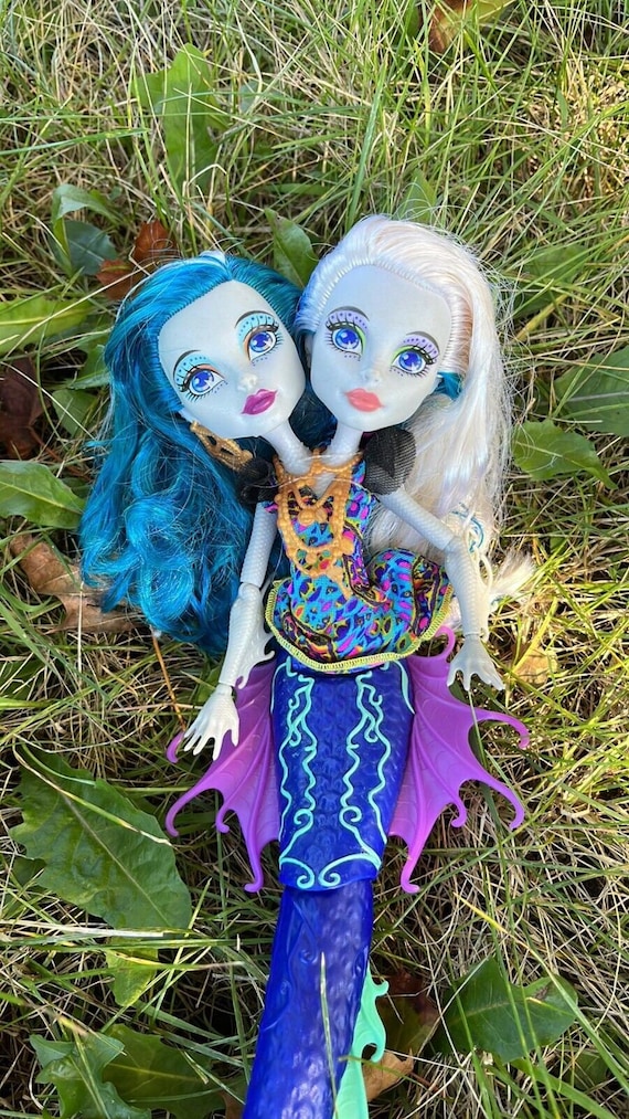 Monster High Peri and Pearl Double Headed Mermaid Doll Mattel - Etsy