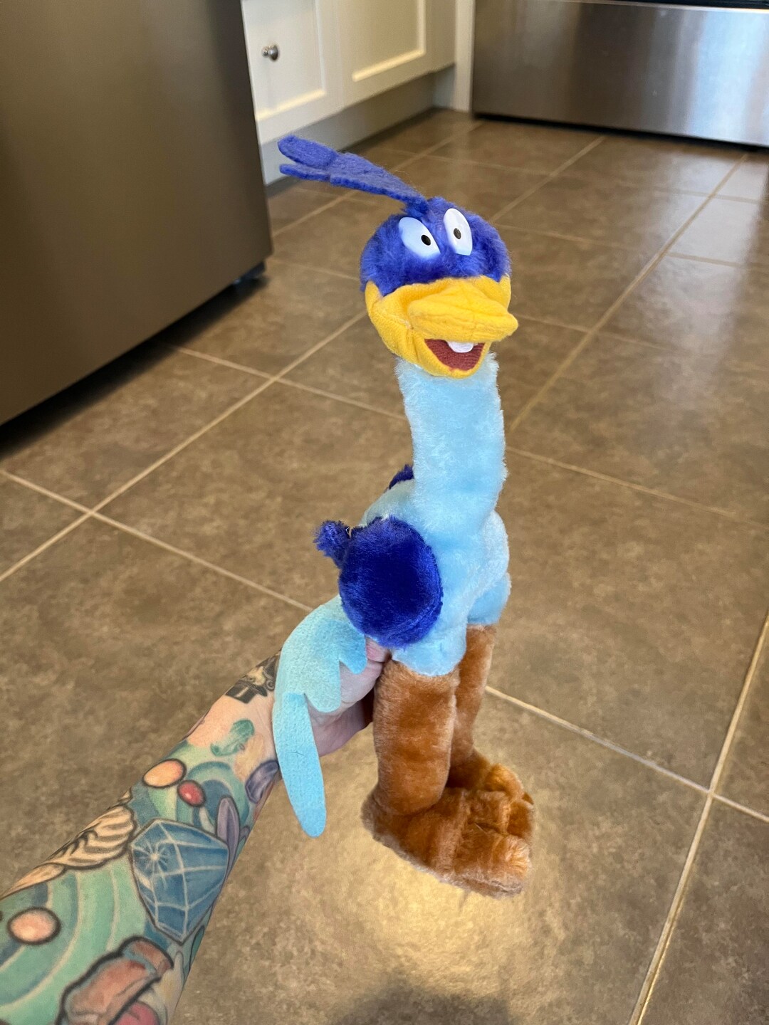 Vintage 1997 Looney Tunes Road Runner Plush Toy 12 Inch - Etsy