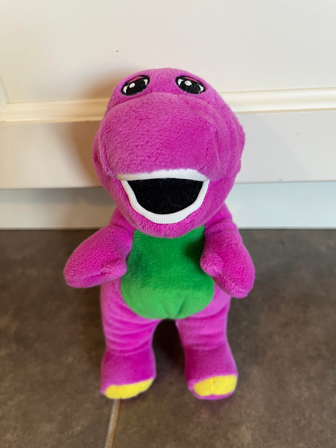 Barney the Dinosaur Plush Toy Small 8 Inches - Etsy