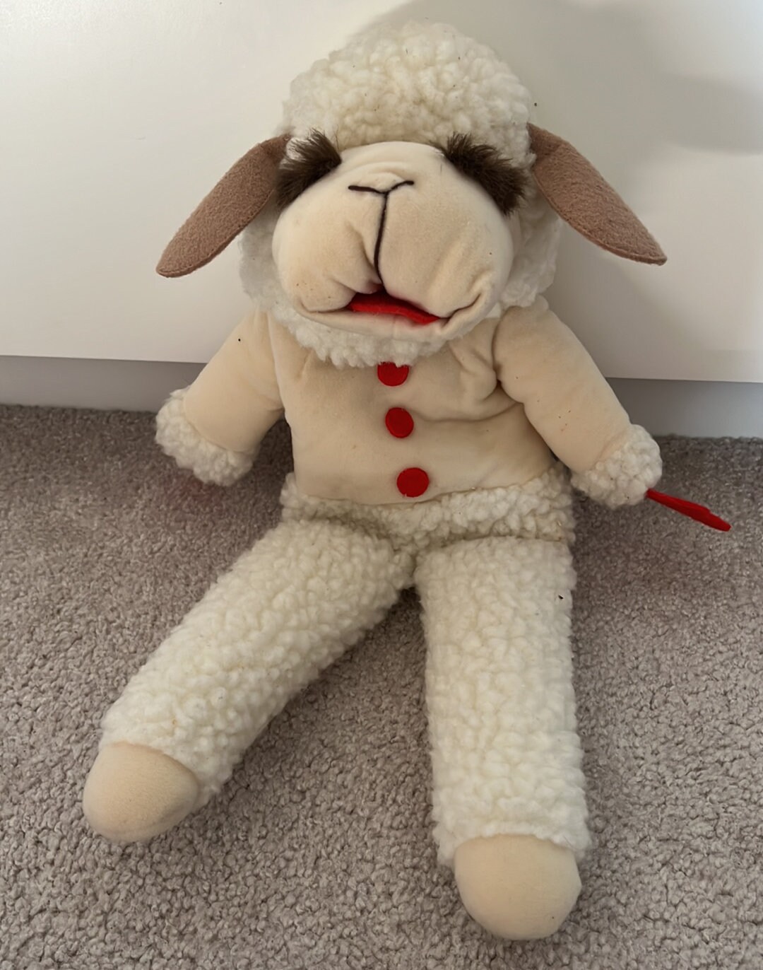 1992 Hand Puppet LAMB CHOP Sheri Lewis Plush 16 - Etsy