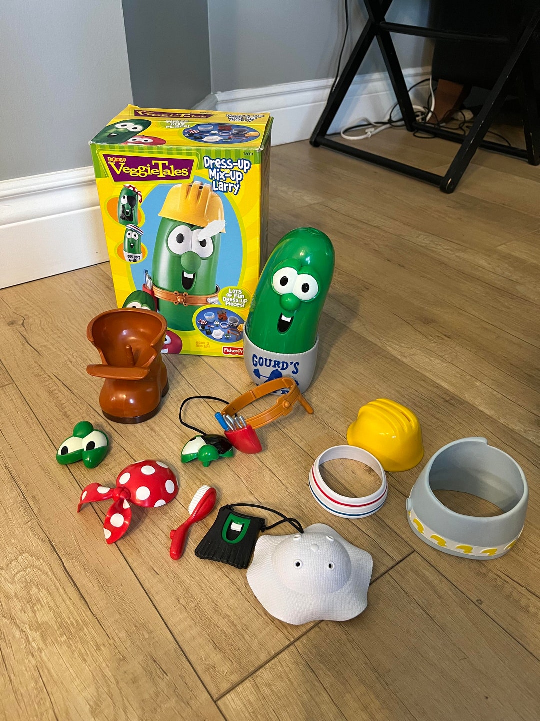 2000 Veggie Tales Mix-up Larry the Cucumber Mr Potato Head - Etsy