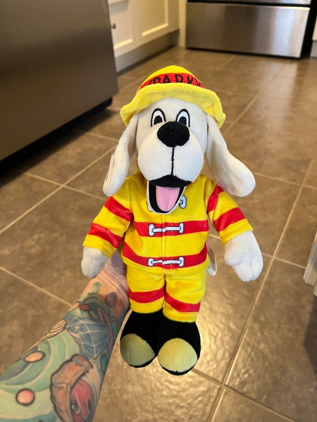 Vintage Sparky the Fire Dog Dalmatian Fire Fighter Plush Toy - Etsy