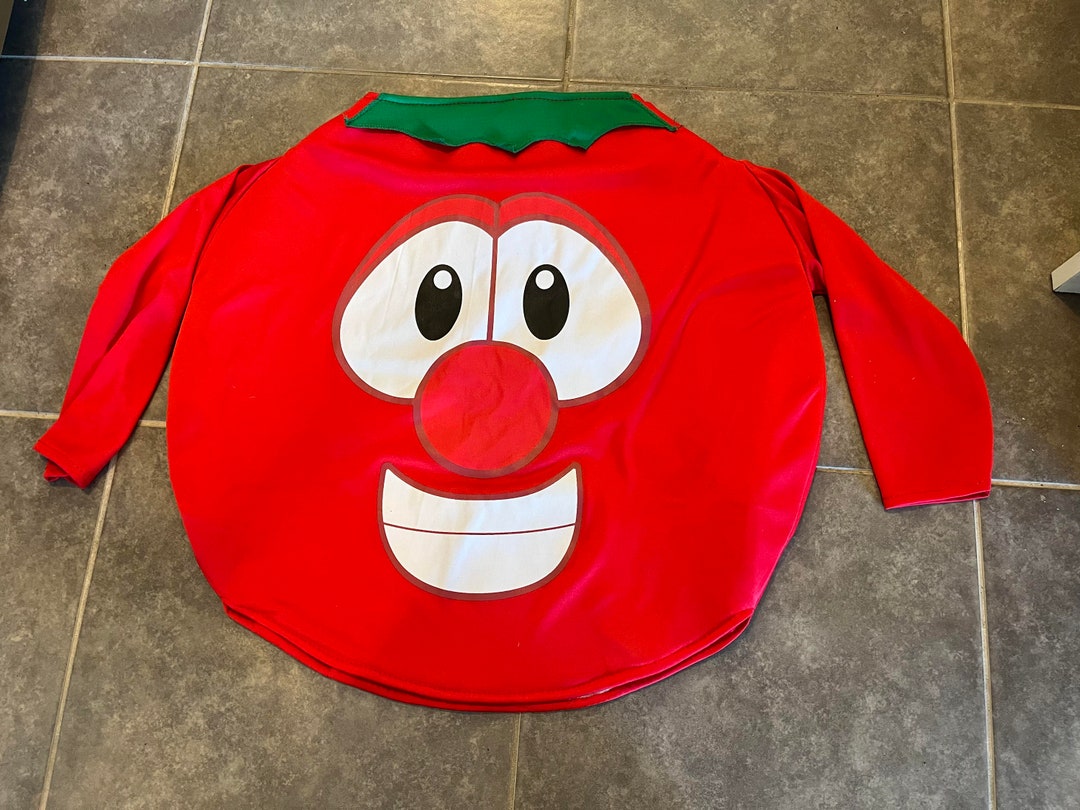 Vintage 1998 Veggie Tales Bob the Tomato Halloween Costume 2-4 - Etsy