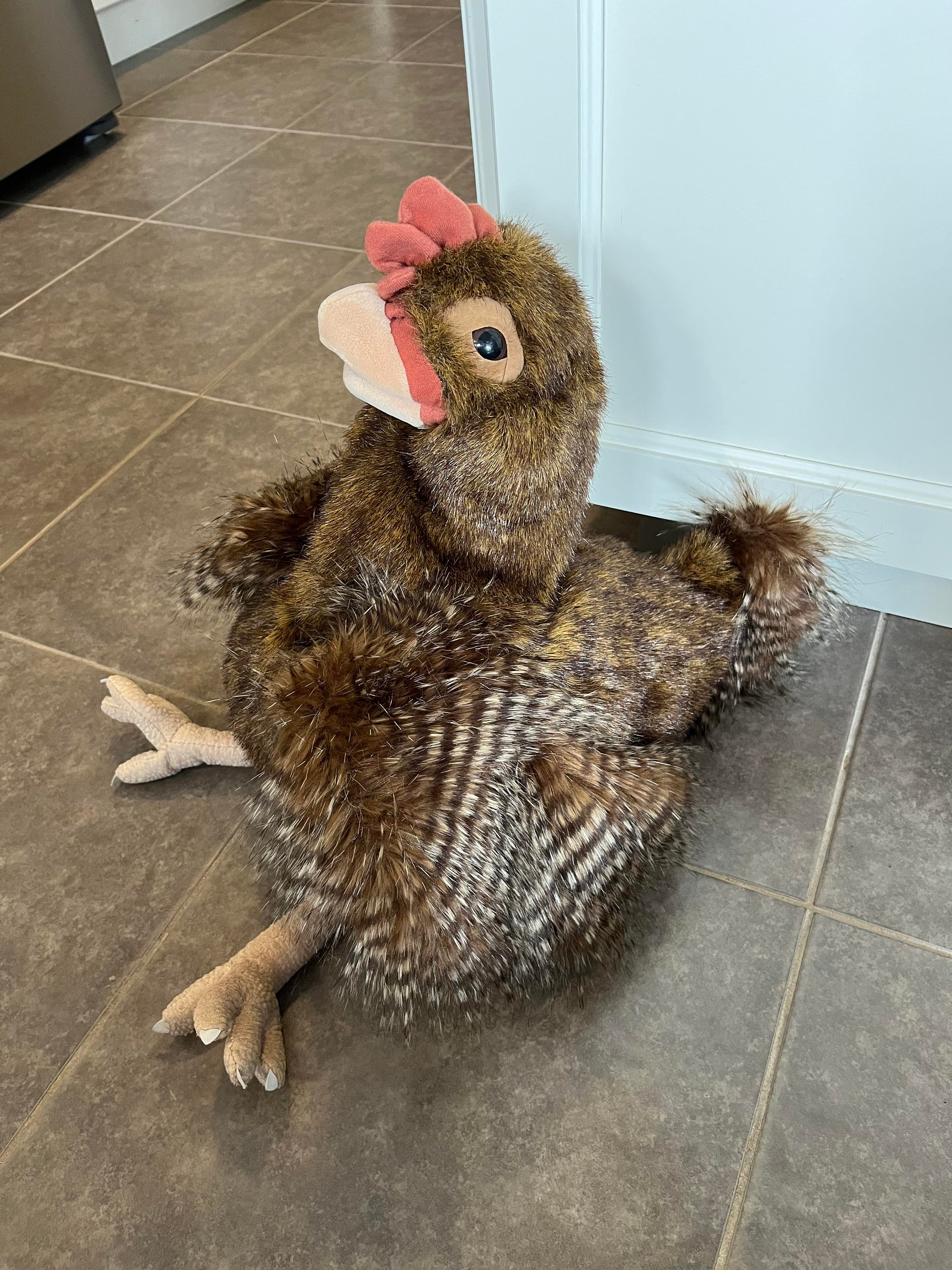 Folkmanis Hen Bird Full Body Hand Puppet Plush - Etsy