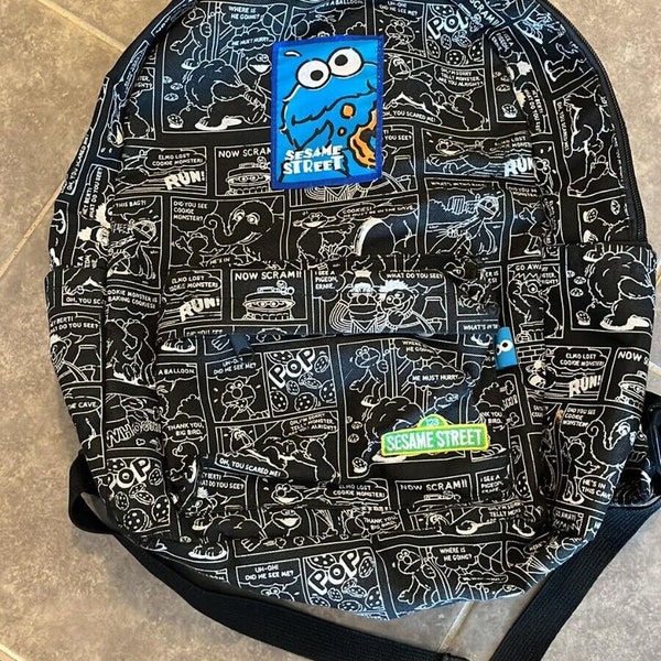 Grover Backpack Sesame Street - Etsy