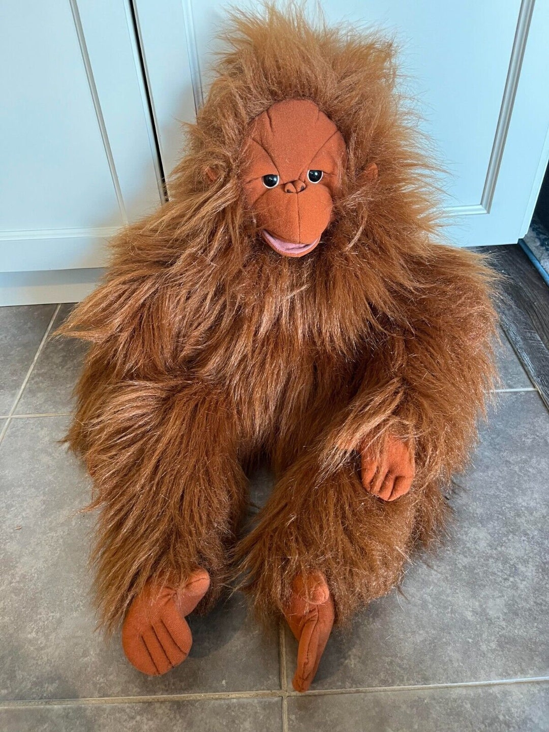 Large ORANGUTAN 26 Hand PUPPET Full Body Brown Primate - Etsy