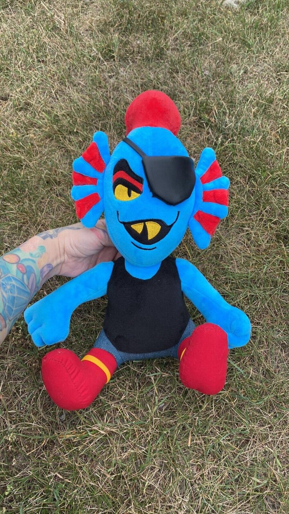 Undertale Undyne Plush Figure Deltarune Plushie 12 - Etsy