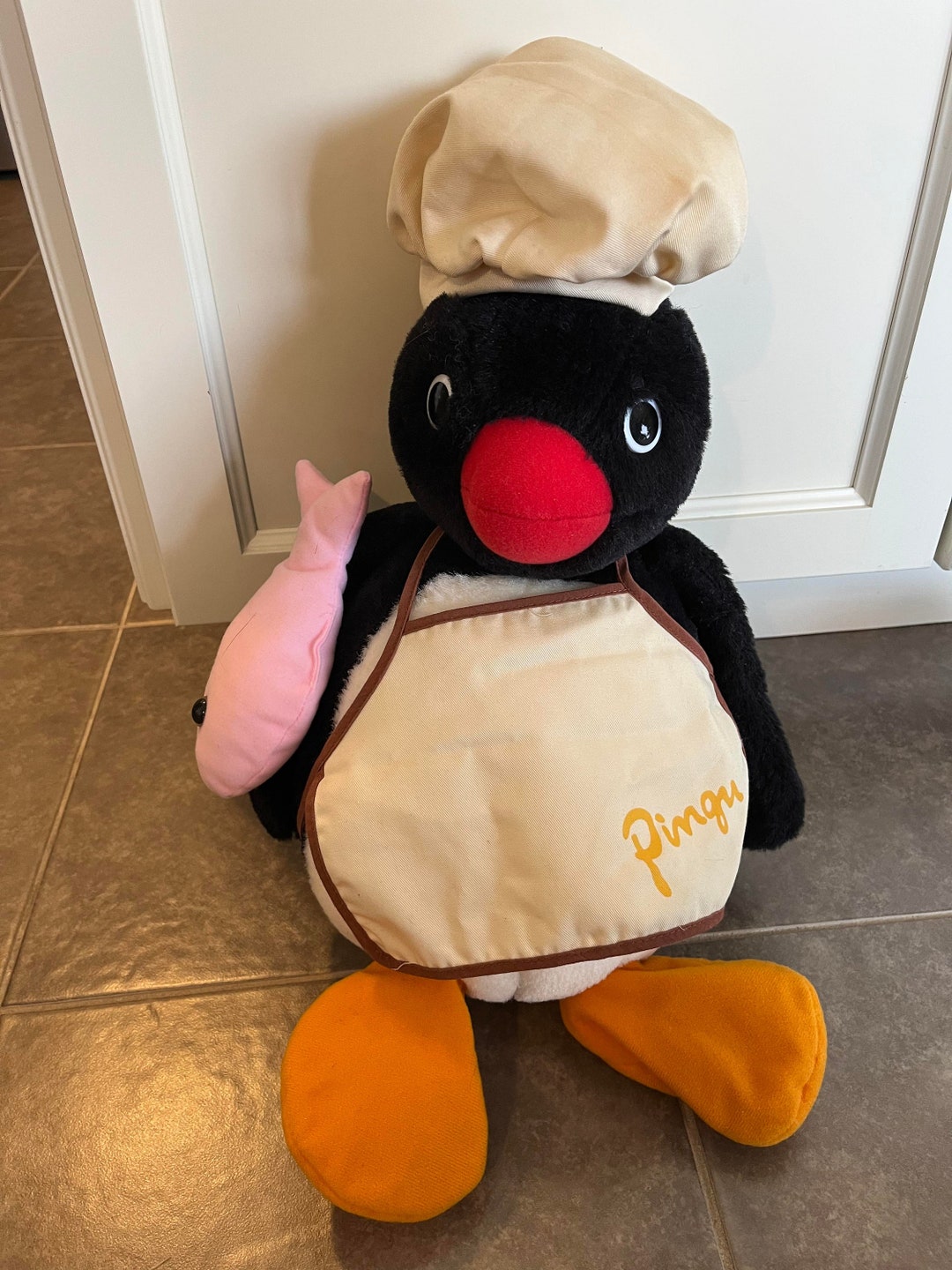 Vintage Pingu Penguin Chef Plush Stuffed Doll Soft Toy 15 Inch - Etsy