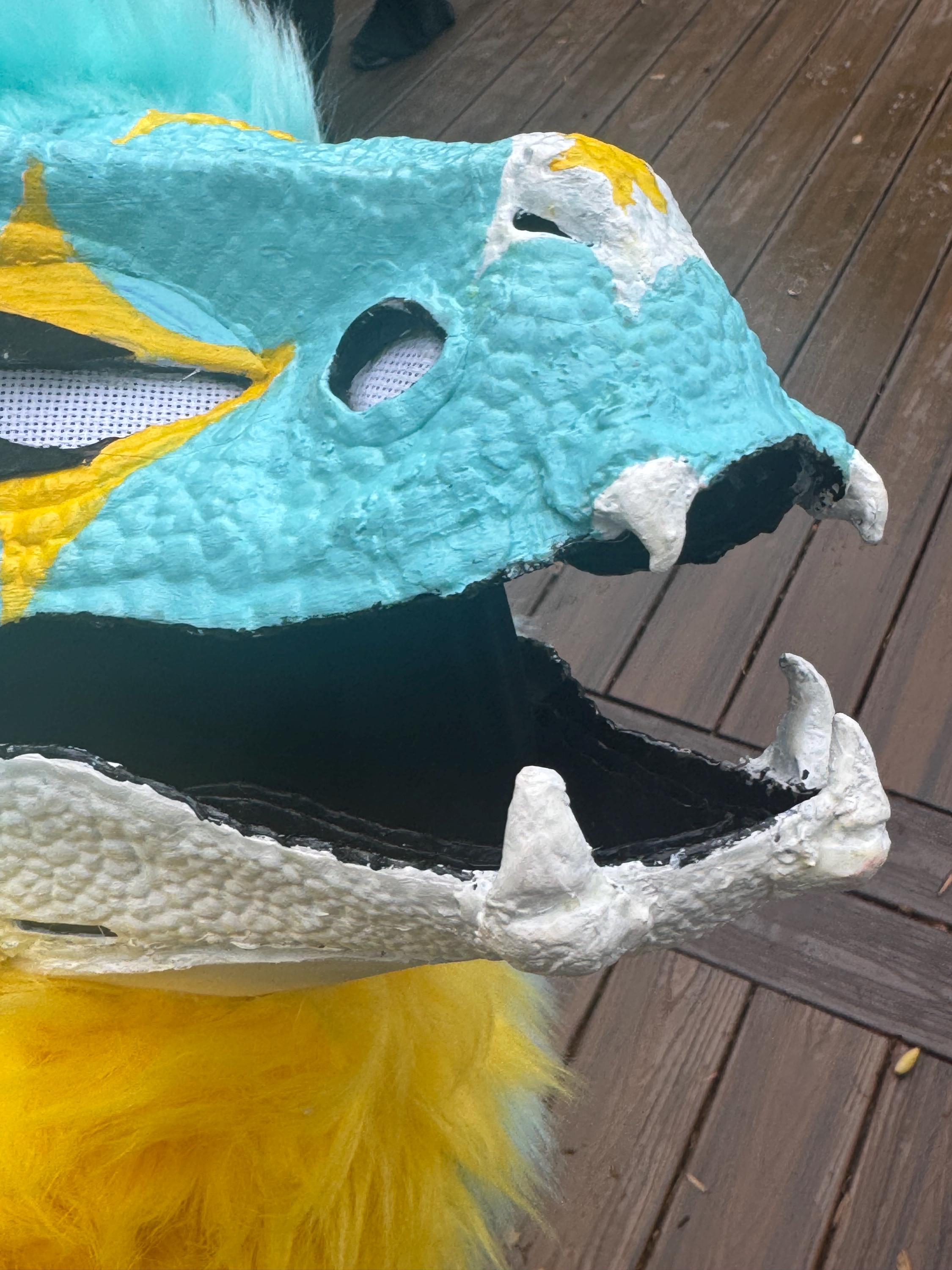 Fursuit Head Raptor Mask - Etsy