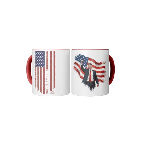 Charlie Kirk Coffee Mug - Etsy