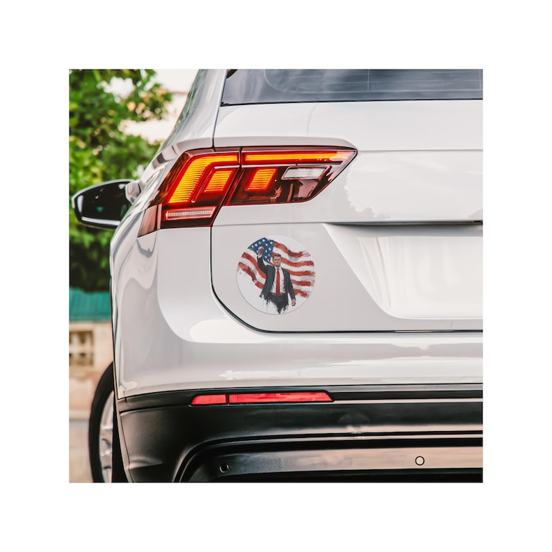Charlie Kirk Fist Raised Magnet | Patriotic American Flag ...