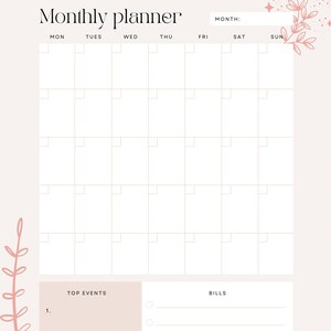 Undated , Digital Planner, To-do List, Calendar, Planning, Planner ...
