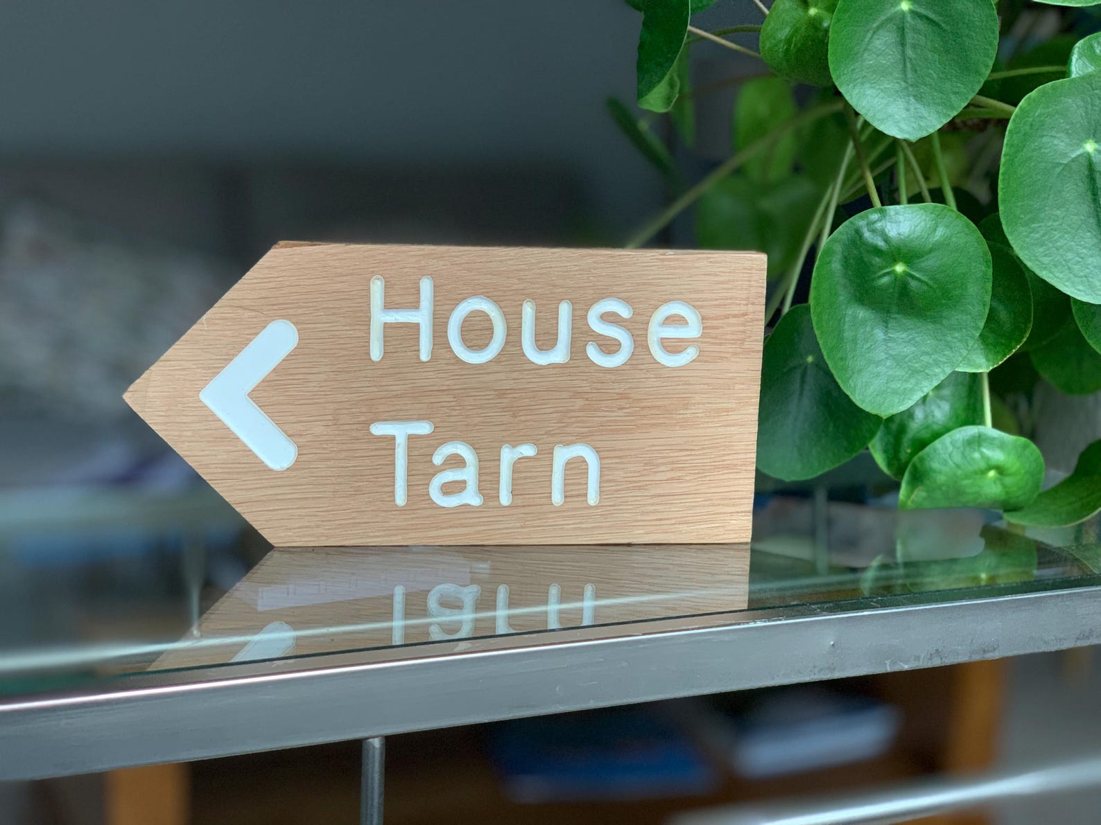 Reclaimed Solid Oak Finger Post Sign "house/tarn " Recovered From ...