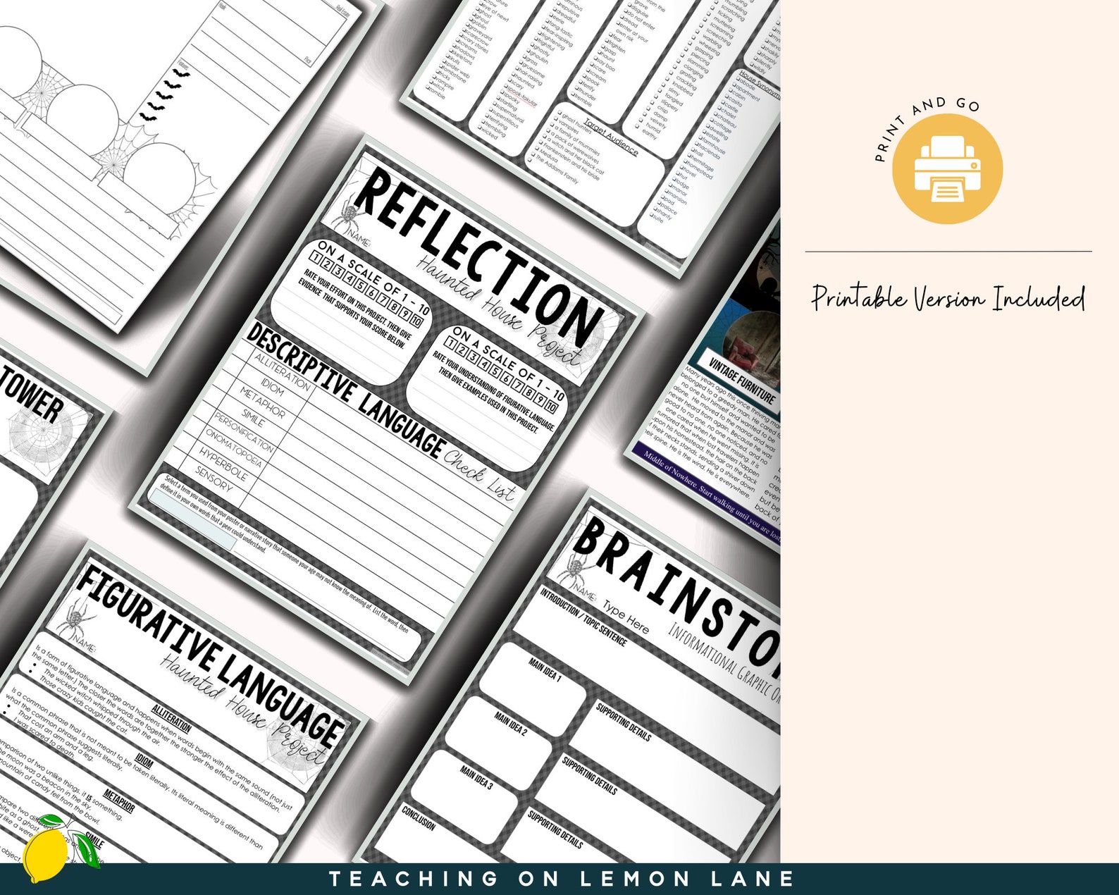 Buy and Sell a Haunted House Halloween Fall ELA Creative Writing ...