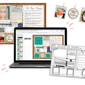 BULLETIN BOARD TEMPLATE All About Me Bulletin Board, First Day School ...