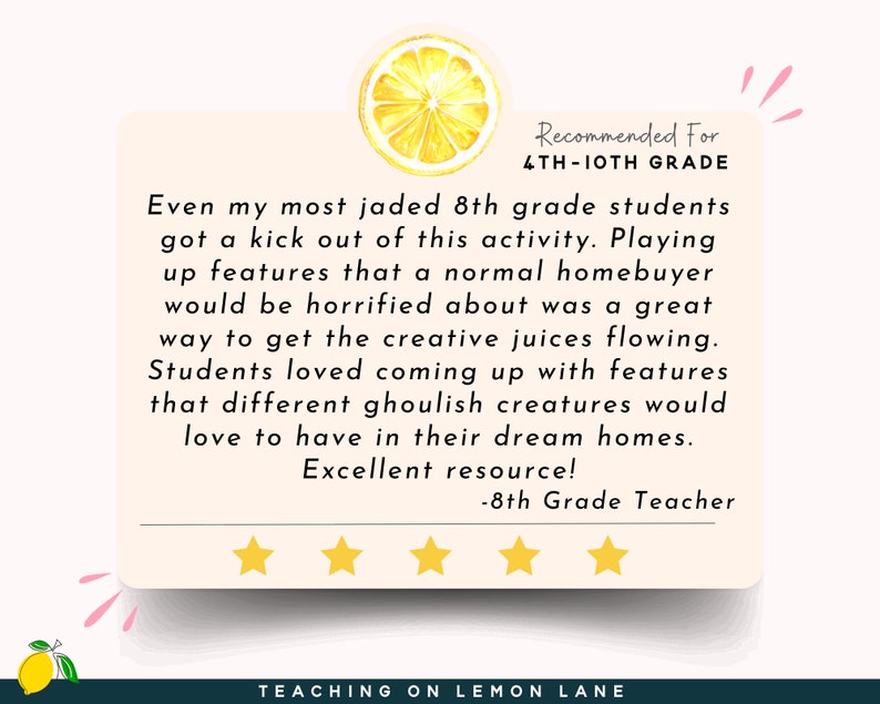 Buy and Sell a Haunted House Halloween Fall ELA Creative Writing ...