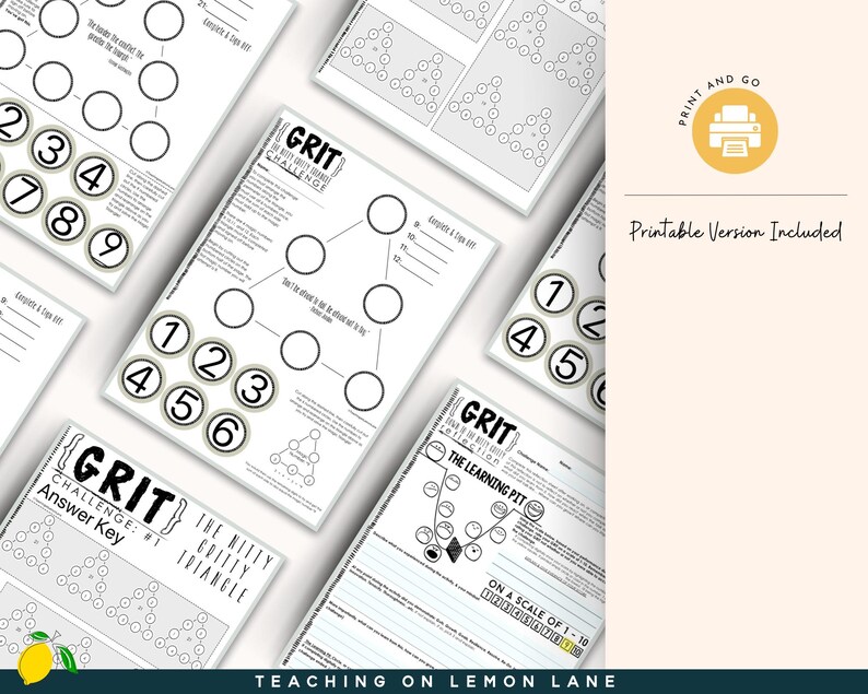 GRITTY CHALLENGE TEMPLATE Nitty Gritty Triangle Template, Mindset ...