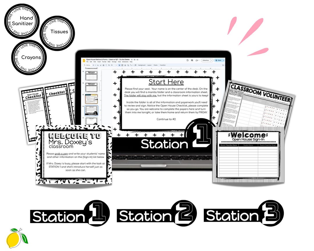 MEET THE TEACHER Open House Sign in Sign, Open House Form, Open House ...