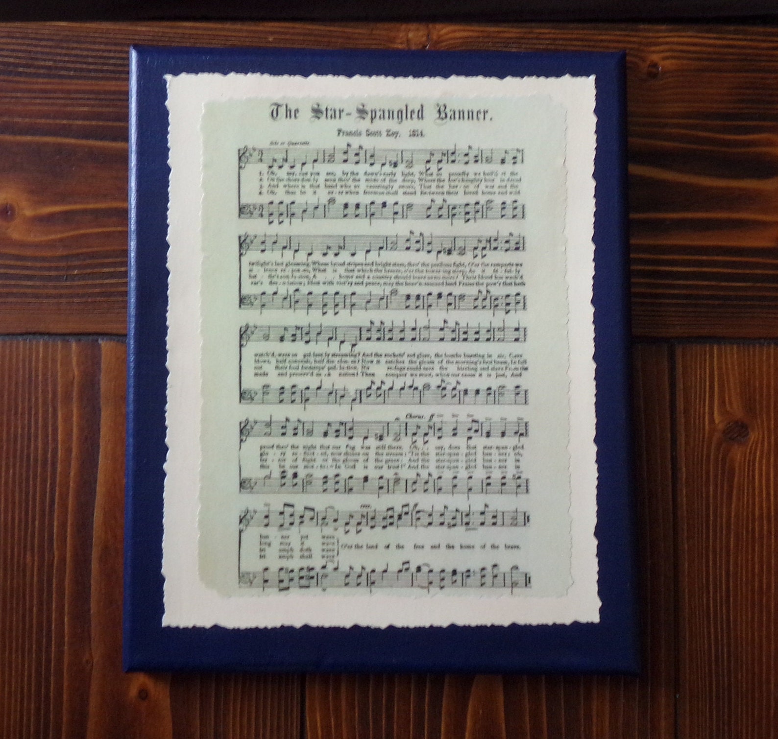 The Star Spangled Banner Wall Hanging - Etsy