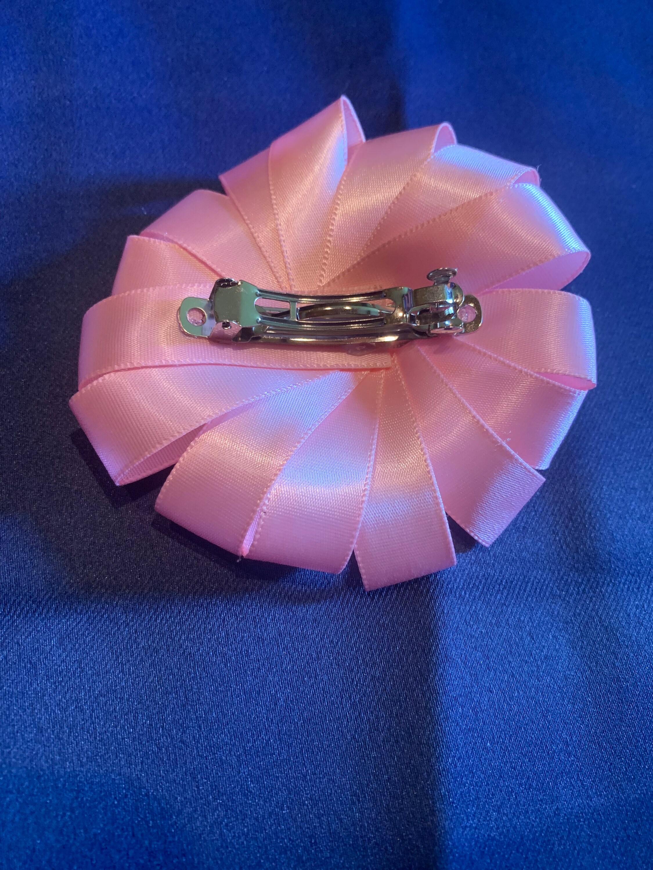 Big Pink Bow Light Pink Flower - Etsy