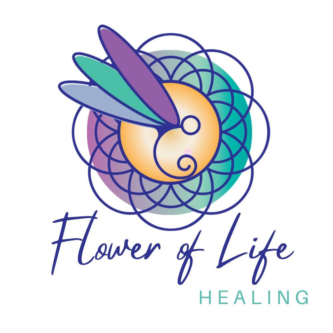 Flower of Life Logo - Holistic Canva Logo Template, Branding, DIY Logo ...