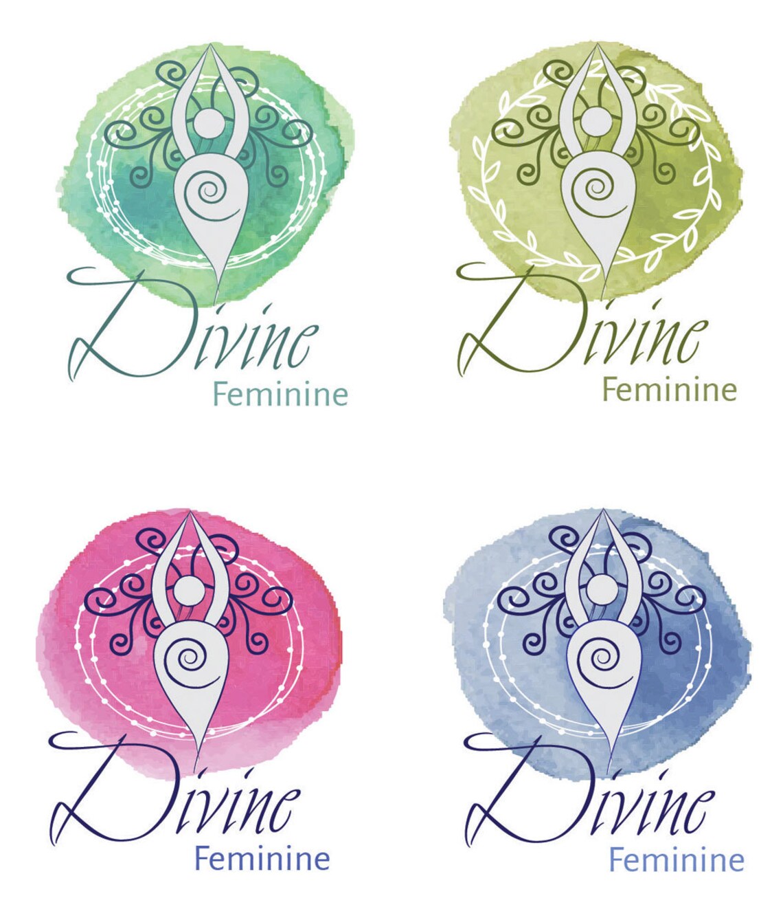 Elegant Pre-made Logo Symbol - Embrace Your Divine Feminine Energy - Etsy