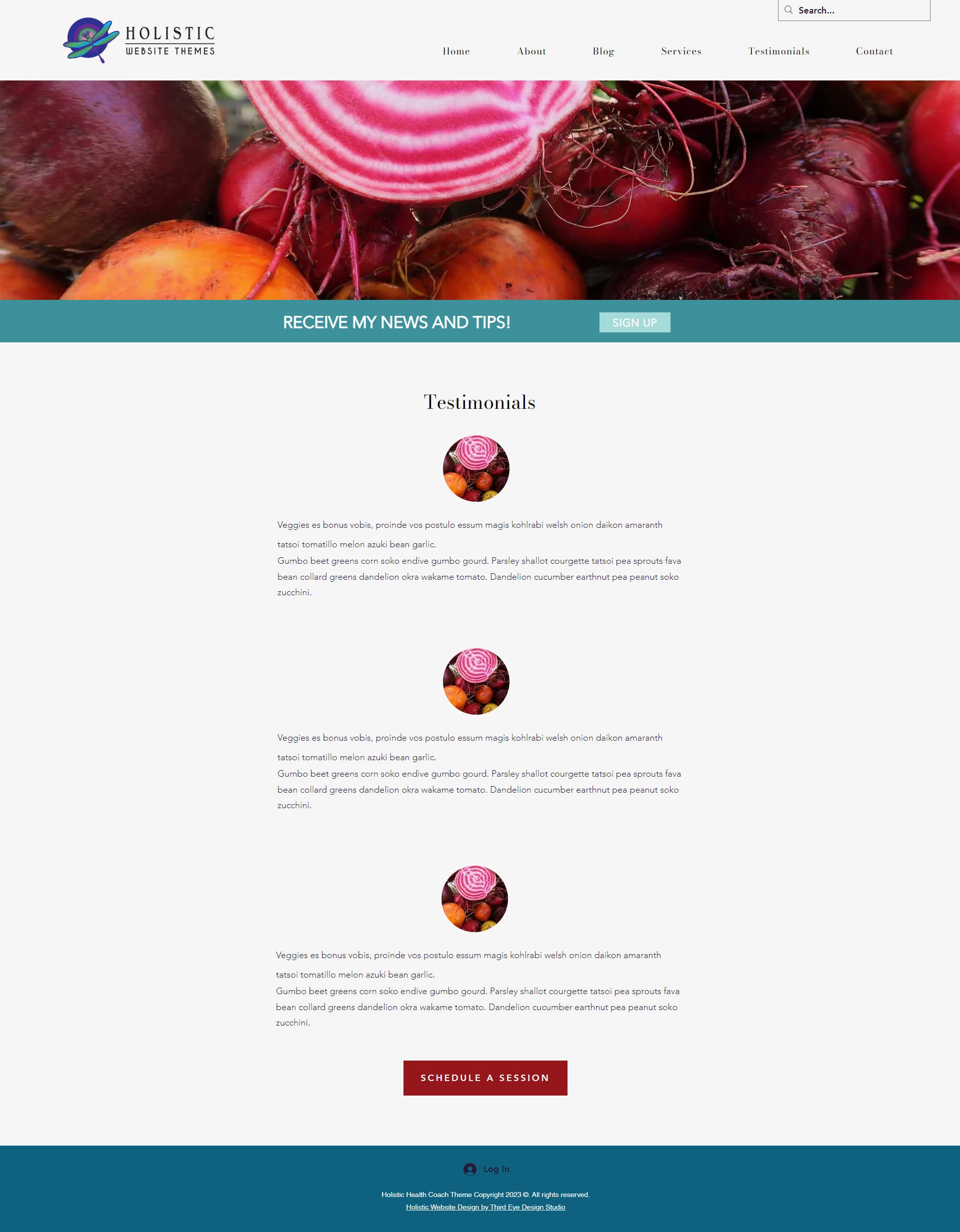 Wellness Coach Website, Wix Template Design for Health Coaches, Foodies ...