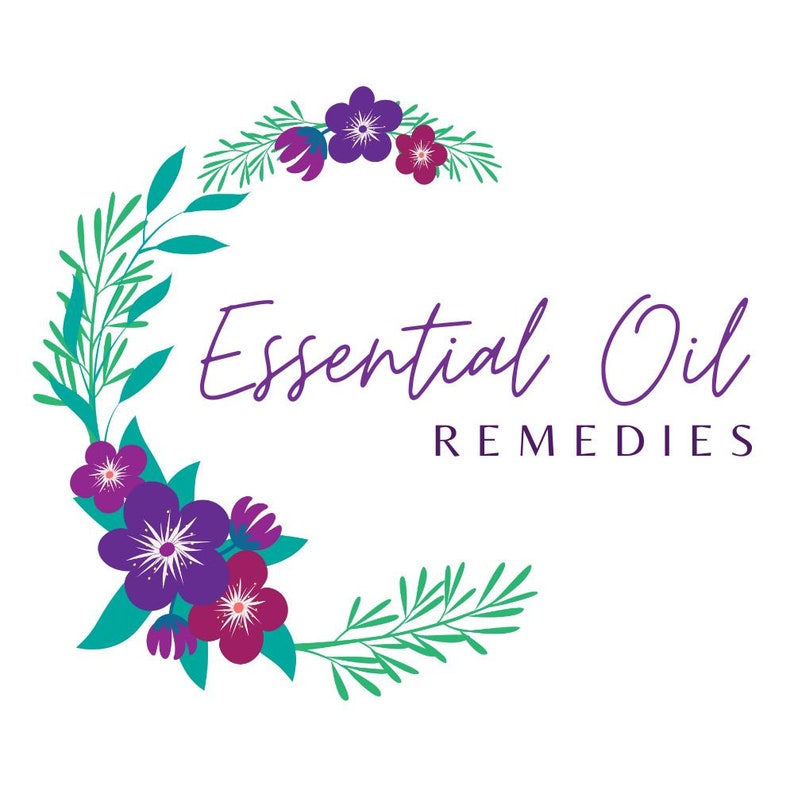 Herbal Aromatherapy Logo Design: DIY Canva Template (PDF) - Etsy