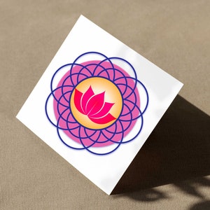 Flower of Life Logo: Holistic Canva Template (digital Download) - Etsy