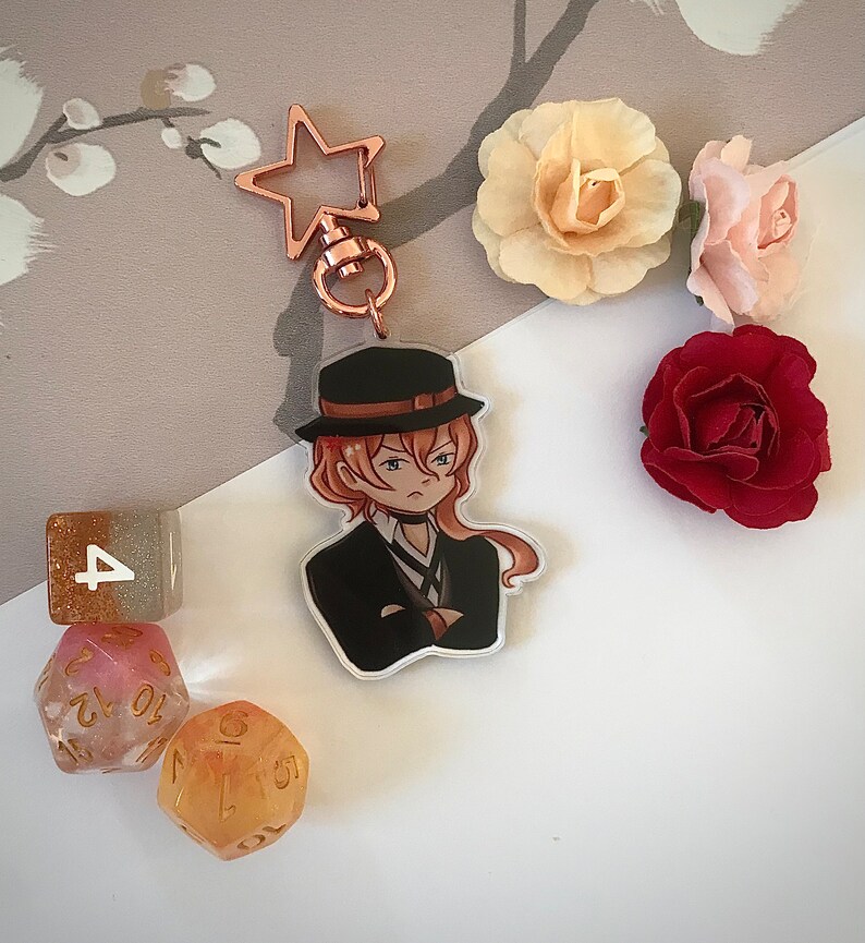 Bungo Stray Dogs Dazai/chuuya Chibi Keyrings - Etsy
