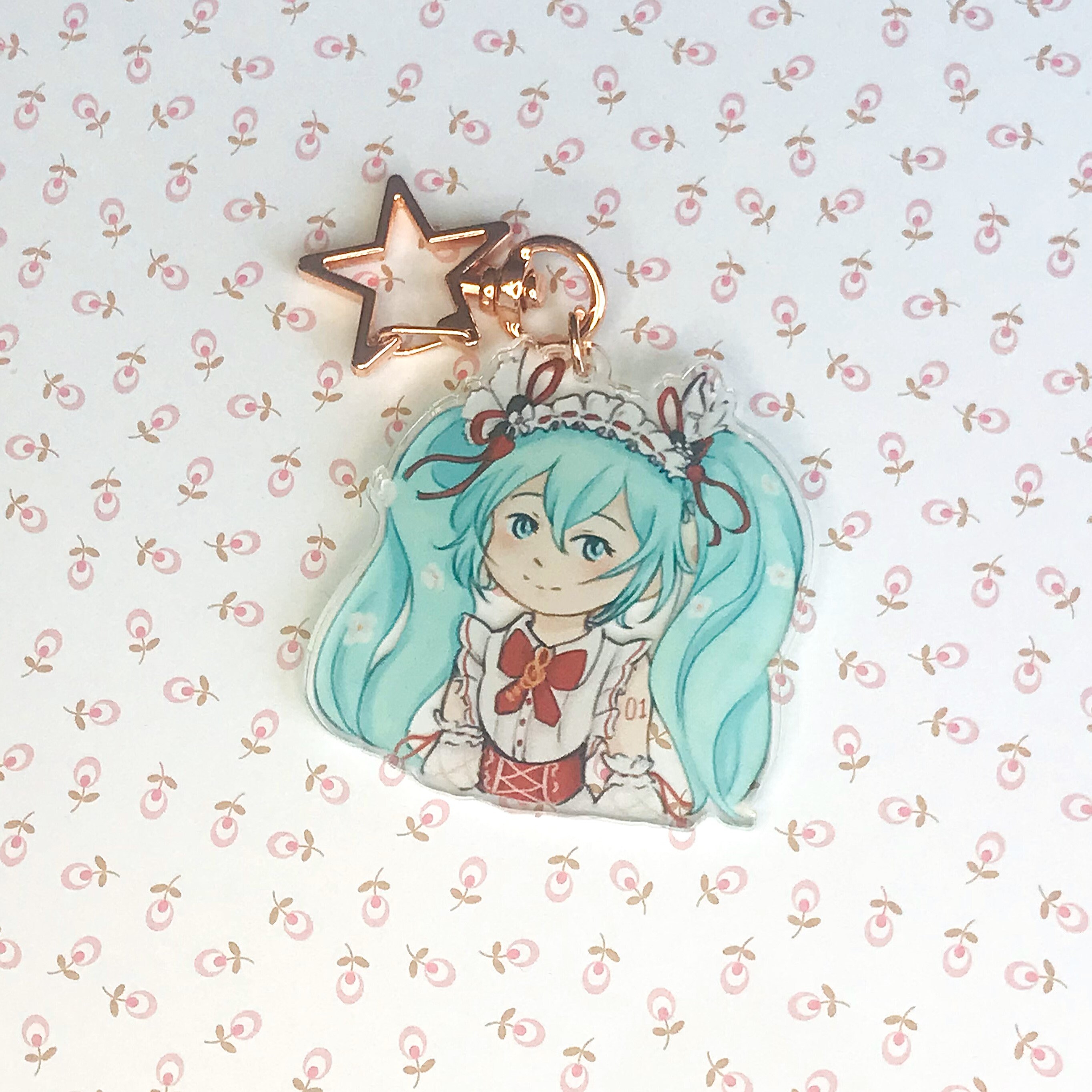 Miku Chibi Keyrings - Etsy