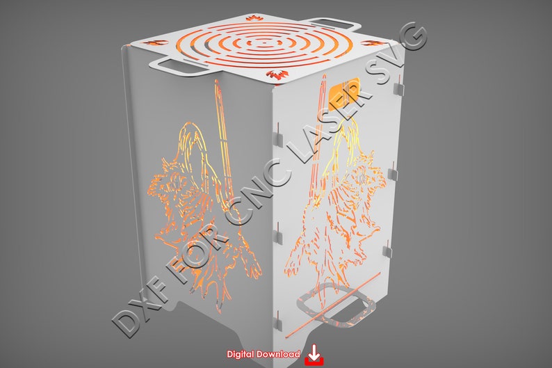 Lord of the Rings Firebox Dxf / Detachable and Easy to Carry / Nazgul ...