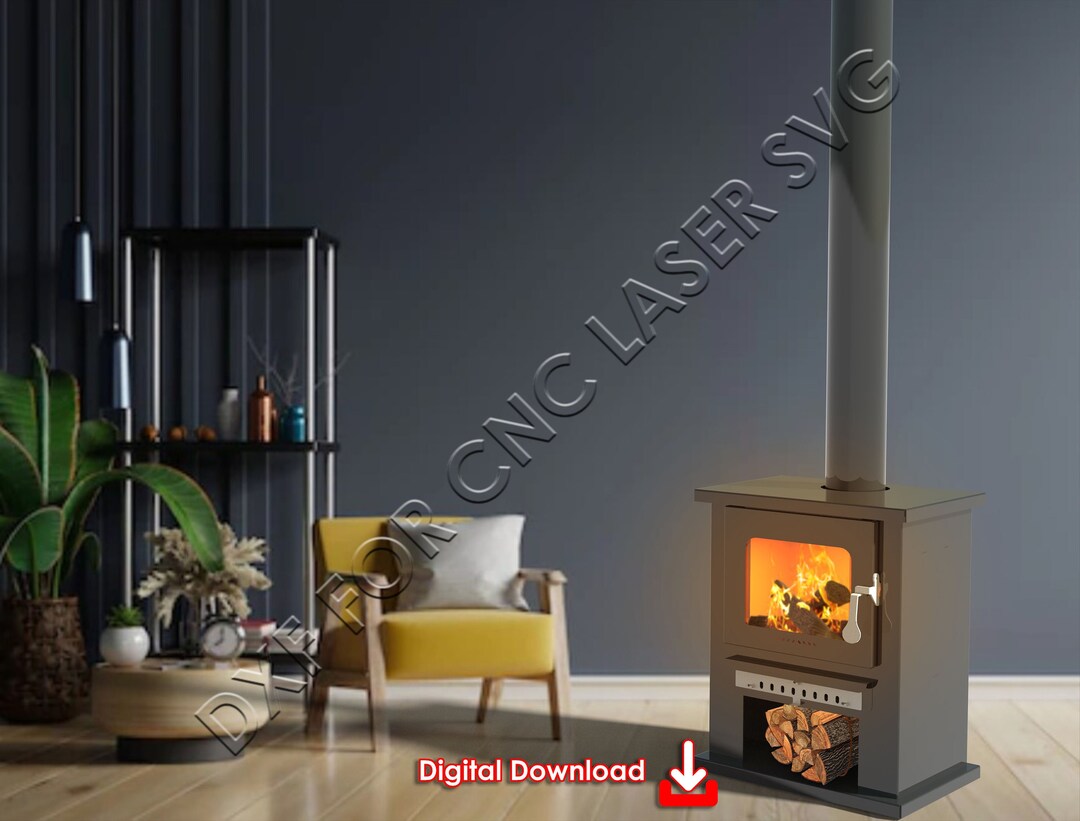 Stove Dxf Tent Stove Stufa Dxf Fireplace Dxf File - Etsy