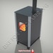 Fireplace Wood Stove | Stove Dxf File | Fireplace Dxf File | Fireplace ...