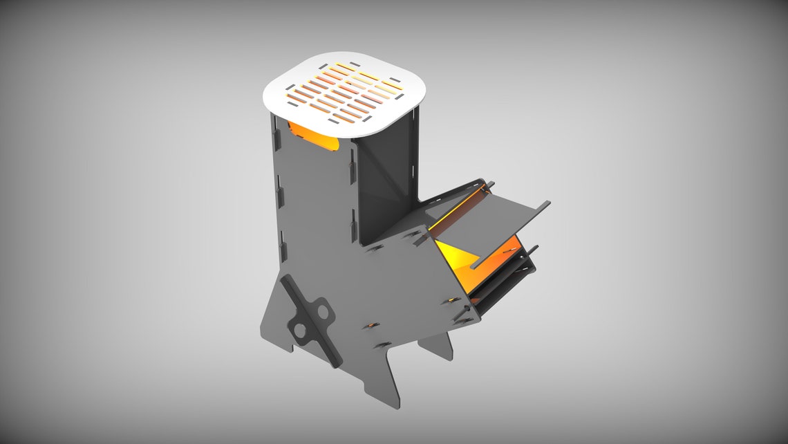 Rocket Stove Dxf | Rocket Stove Design | Small Rocket Stove File ...