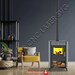 Fireplace Wood Stove | Stove Dxf File | Fireplace Dxf File | Fireplace ...