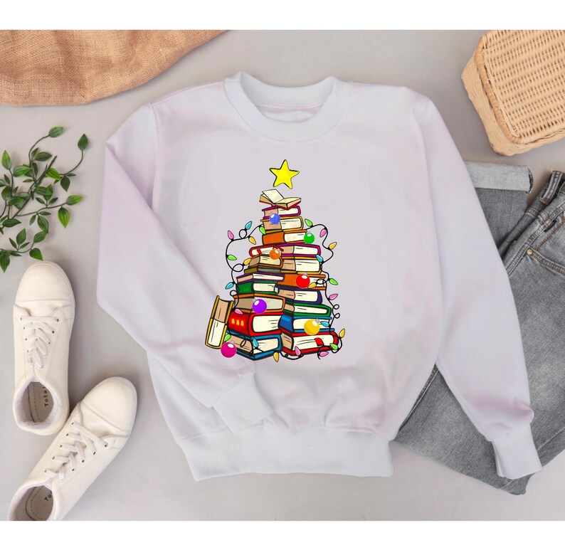 Stacked Books Christmas Tree - Etsy