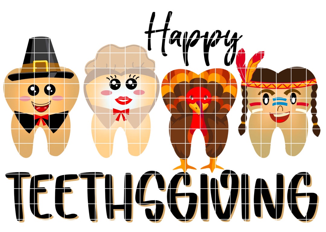 Happy Teethsgiving Dentist Teeth - Etsy