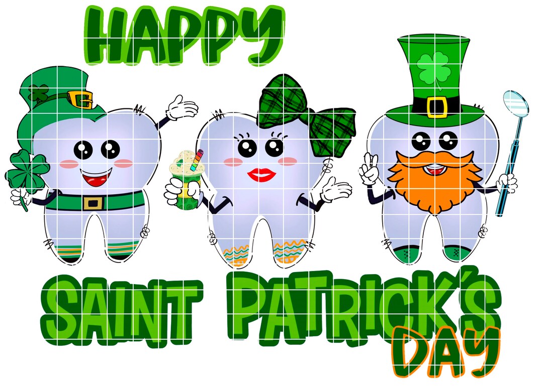 St Patrick’s Day Dental Teeth - Etsy