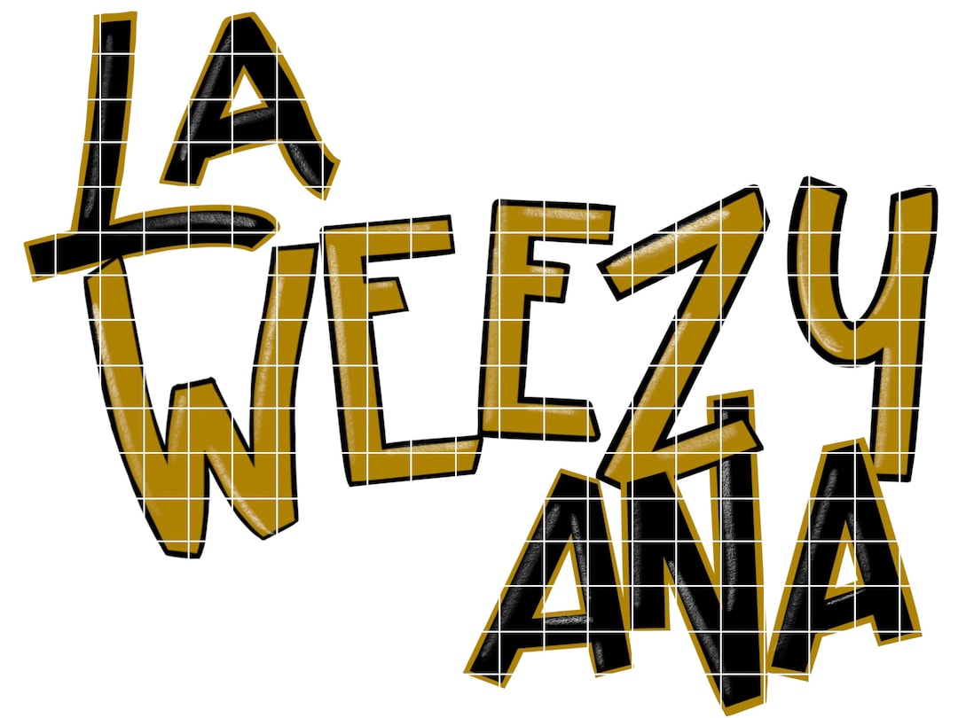 Black and Gold Louisiana La Weezy Ana - Etsy