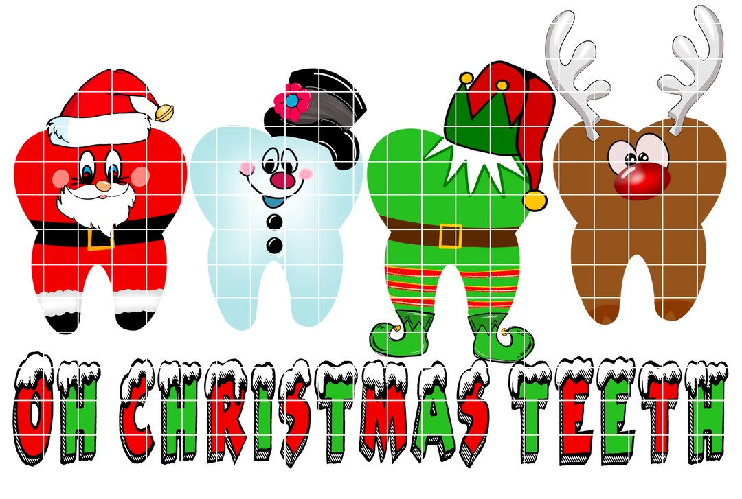 Oh Christmas Teeth Dentist - Etsy