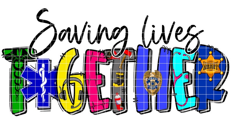 First Responder Saving Lives Together - Etsy