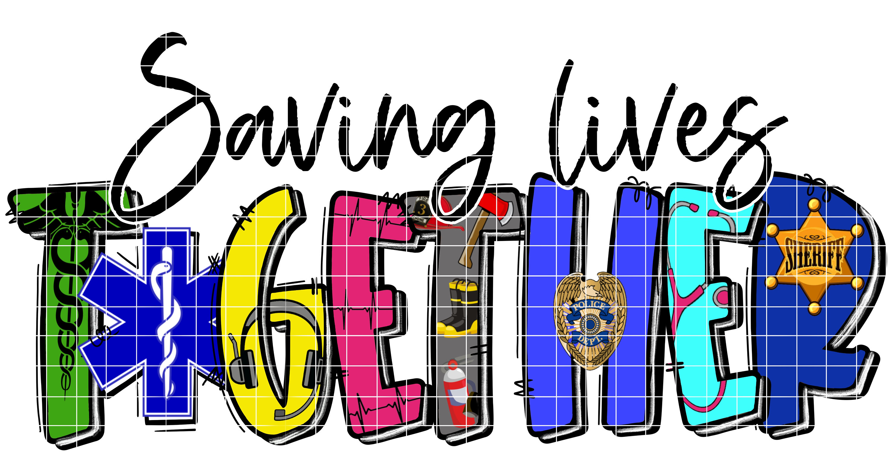 First Responder Saving Lives Together - Etsy