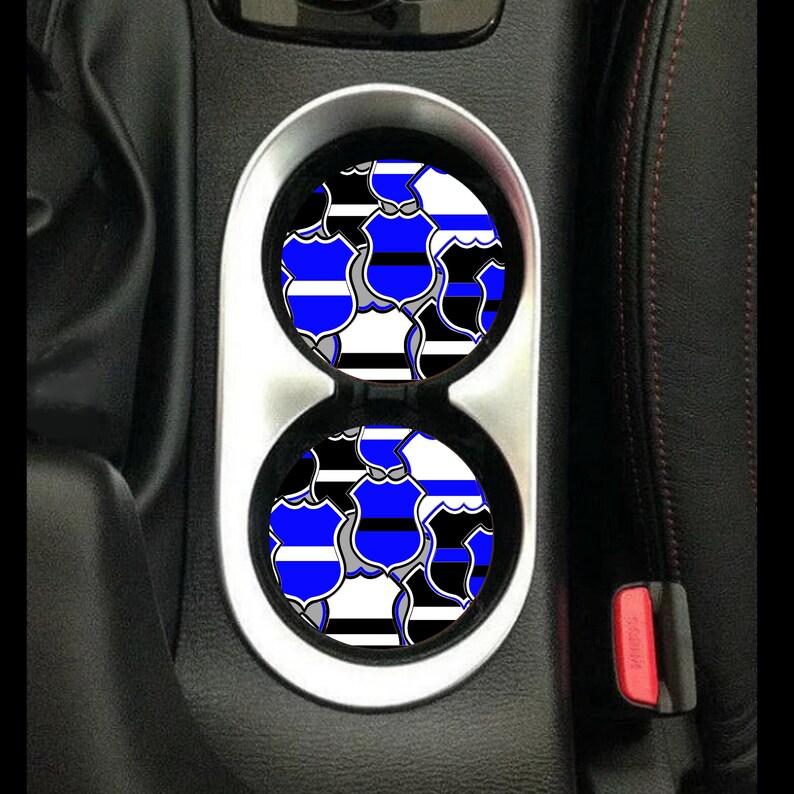 Law Enforcement Police Car Coasters (set of 2) - Etsy