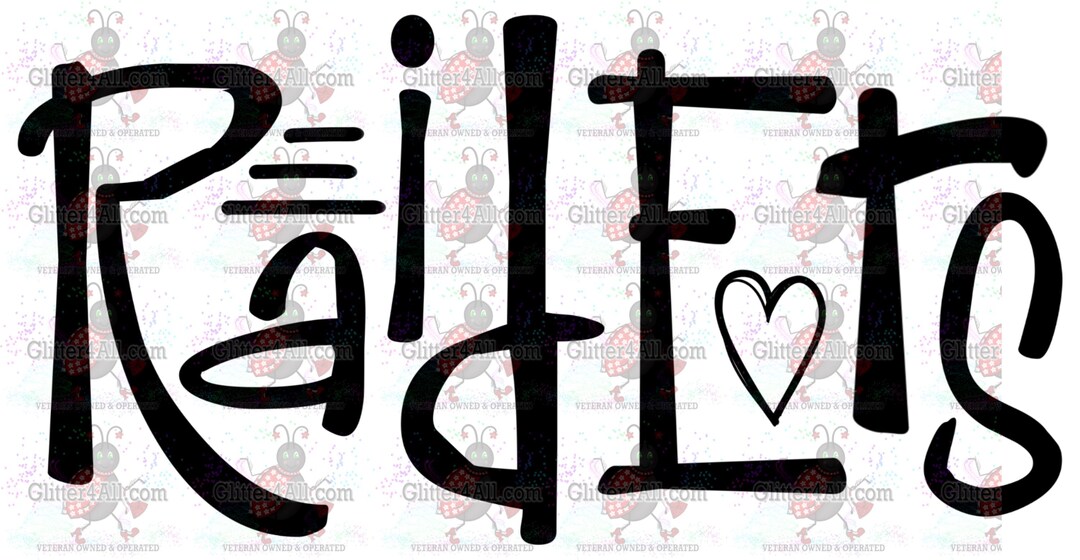 Raiders Doodle Letters Mascot Team White and Black Files - Etsy