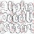 Fat Transparent Doodle Fillable PNG Letters (upper & Lower) - Etsy