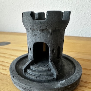 Mini Medieval Castle Backflow Incense Holder - With Cascading Smoke ...