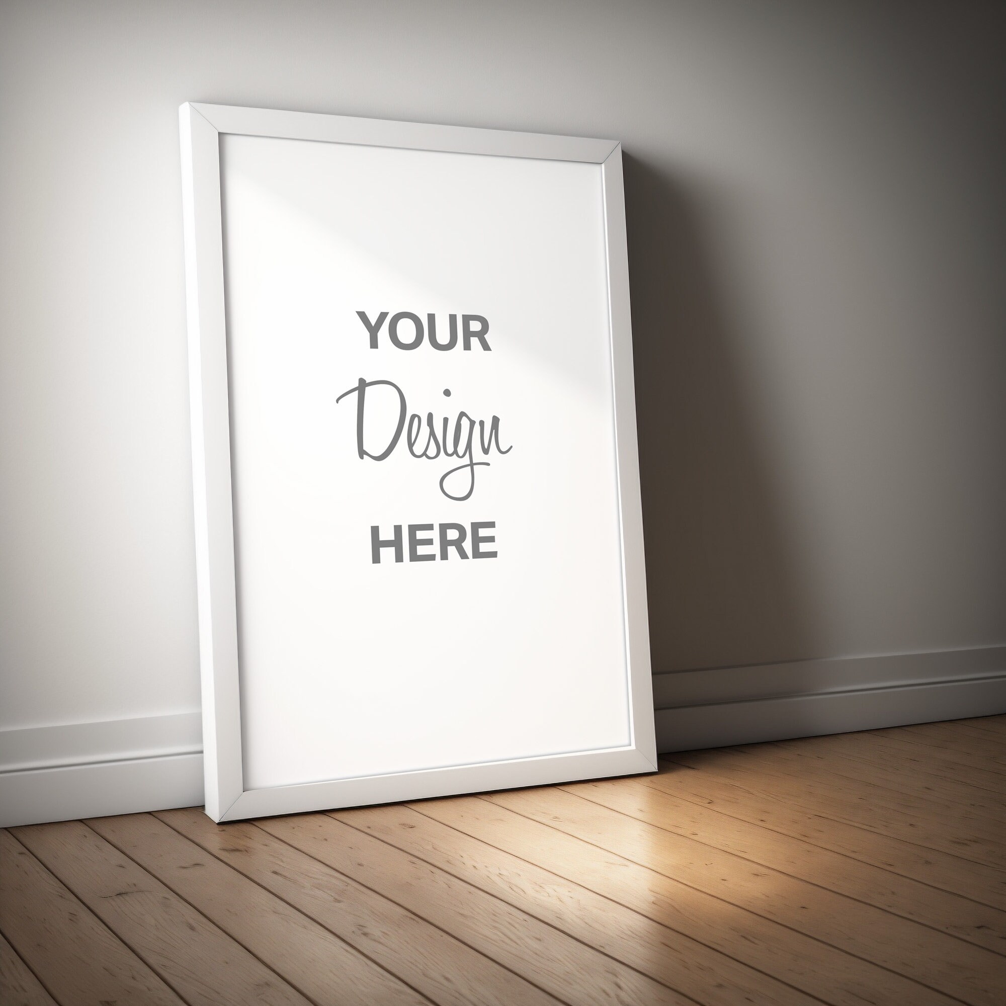 Frame Mock-up Minimalist Modern White Frame Mock Ups Bundle of - Etsy